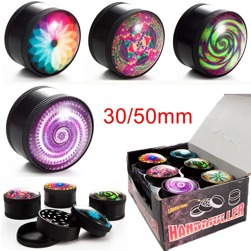 Molinillos De Hierbas De Metal 3D Coloridos, 30mm, 50mm, 3 Capas ...