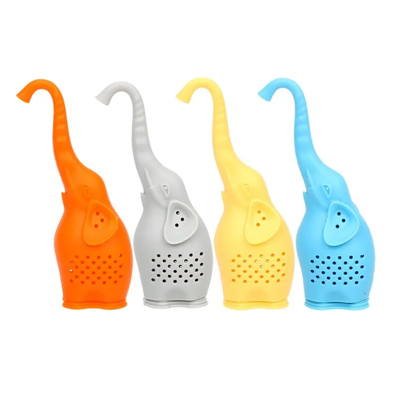 Animal Tea Infuser: Cute Small Elephant Silicone Tea Strainer for ...