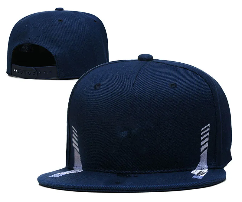 Top Quality 2022 Adjustable Football Sideline Blue And White Snapback ...