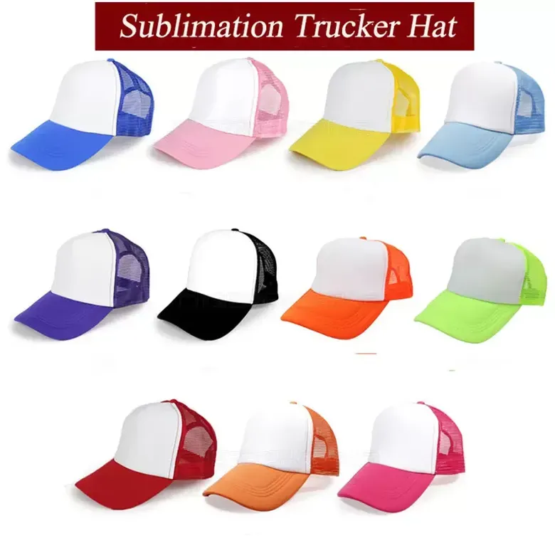 Sublimation Trucker Hats: Blank Mesh Hat Adult... From Promotionspace ...