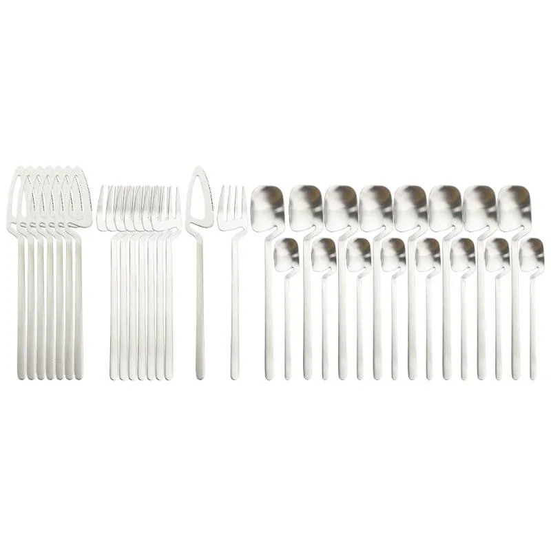 DHgate.com:32Pcs Flatware Set, 18/10 Stainless Steel Silverware Cutlery ...