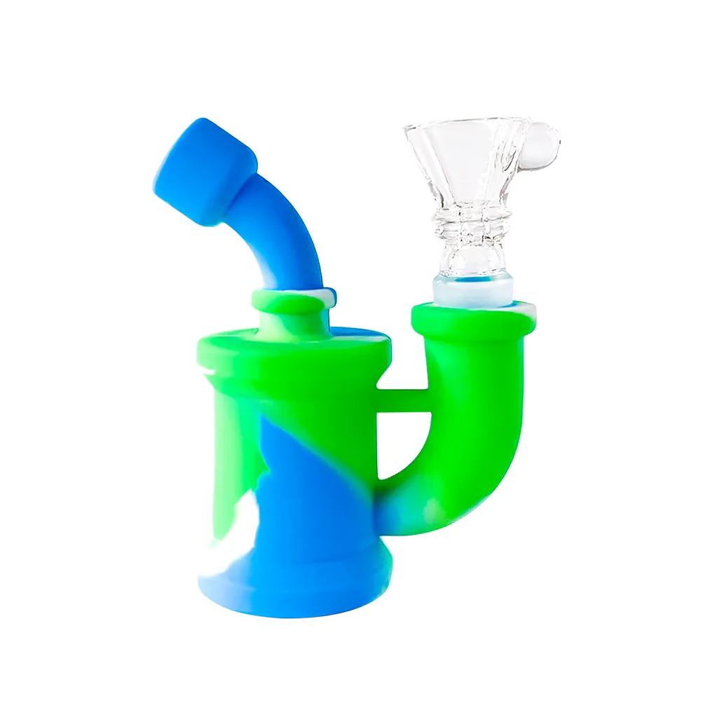 SmokeBud Mini Camo Silicone Bong Detachable, Unbreakable, Oil Rig With ...