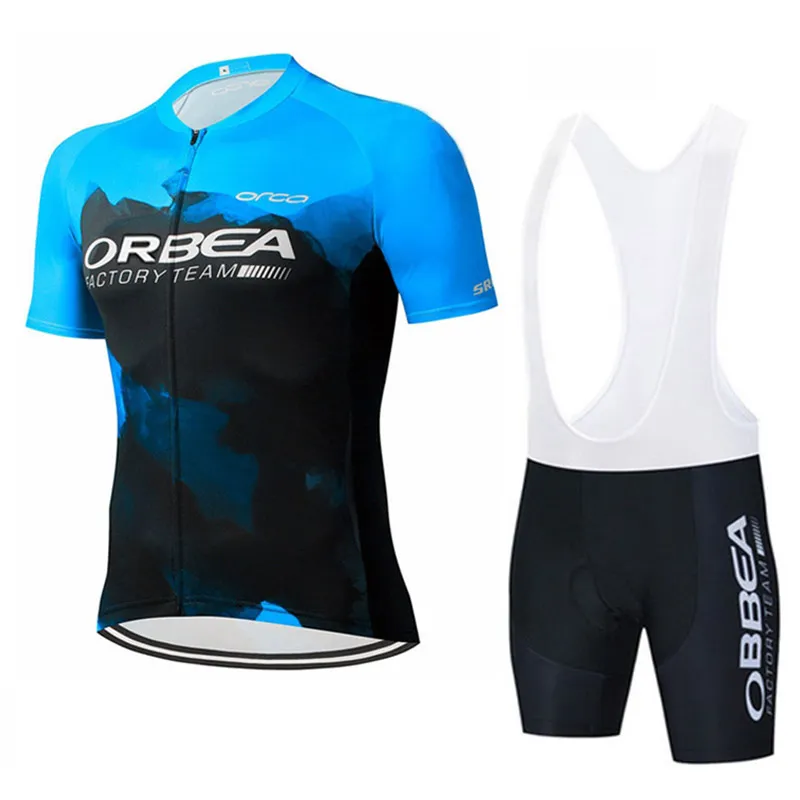 ORBEA Pro Team Mens Cycling Jersey And Bib Shorts Set Summer MTB Gear ...