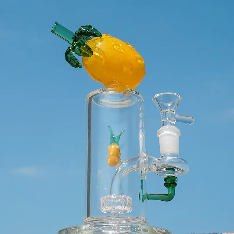 Wholesale New Unique Pineapple Fruit Glass Bong With 14mm Female Joint ...