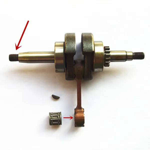 Crankshaft Kit with Needle Bearing & Woodruff Key for Robin Subaru ...