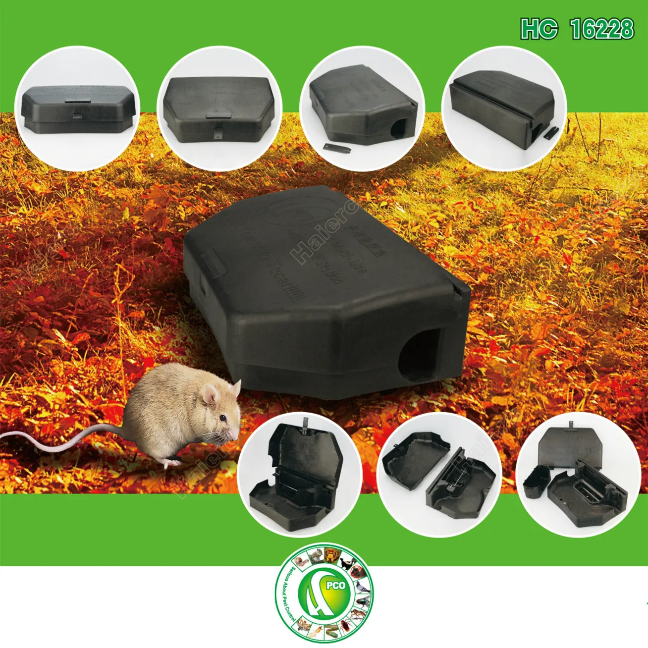 World's Best Low Tracking & Dust Control Pest Control Bait Station with ...