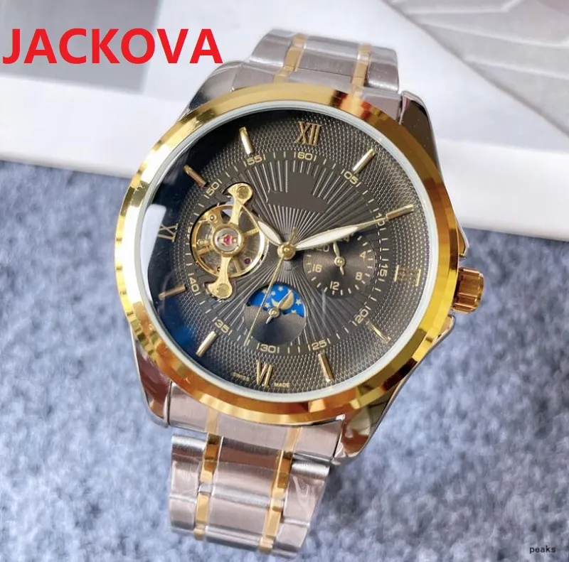 DHgate.com:Mens Automatic Mechanical Moon Phase Watch, 43mm Full ...