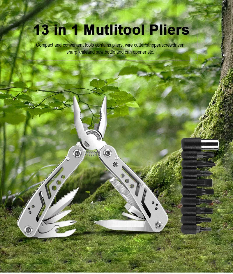 24 In 1 Multitool Knife Knipex Installation Pliers Folding ...