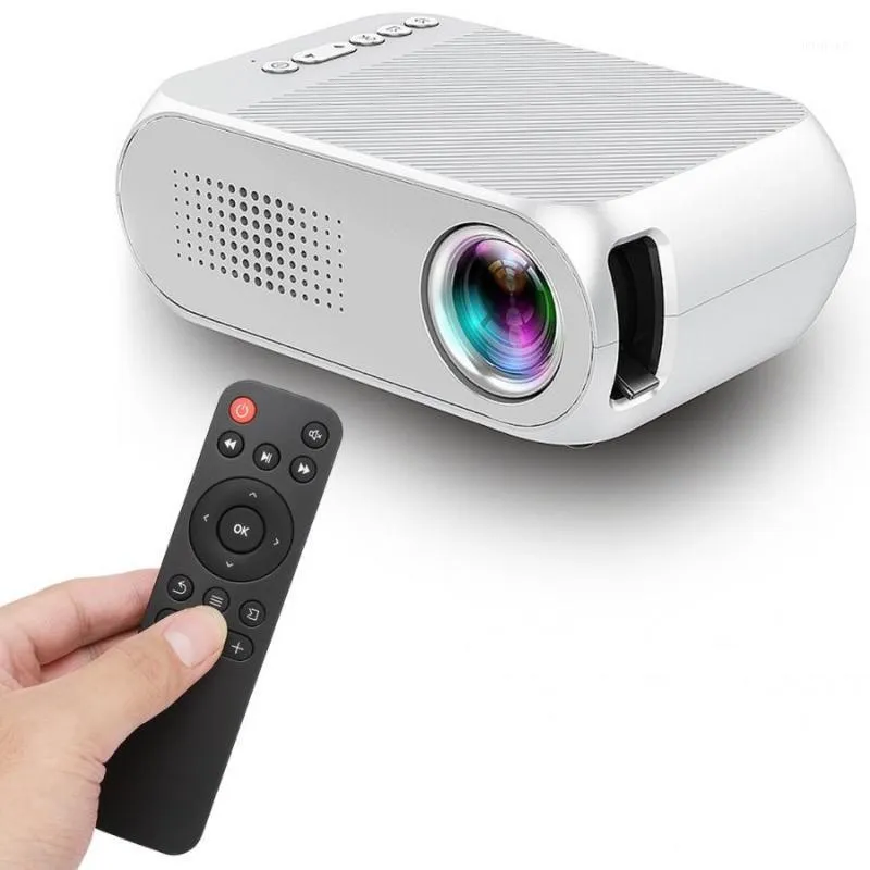 Portable HD 1080P Mini LCD Projector With Remote Control USB Smart Home ...