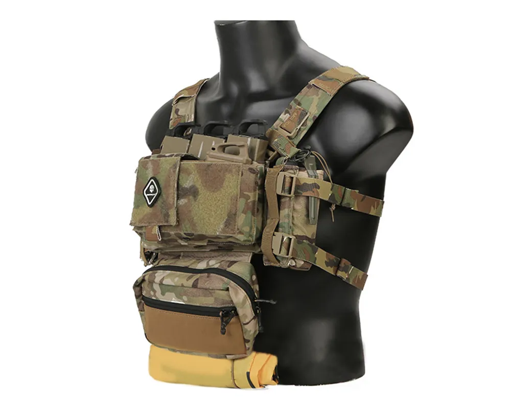 Tactical Chest Rig, Micro Fight Chassis MK3, Airsoft Vest W/ 556 Mag ...
