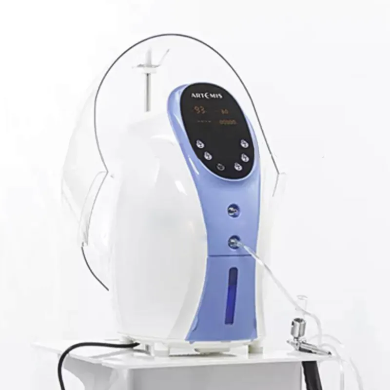 O2toDerm Oxygen Facial Machine Jet Peel Face Oxigen Therapy Mask Dome ...