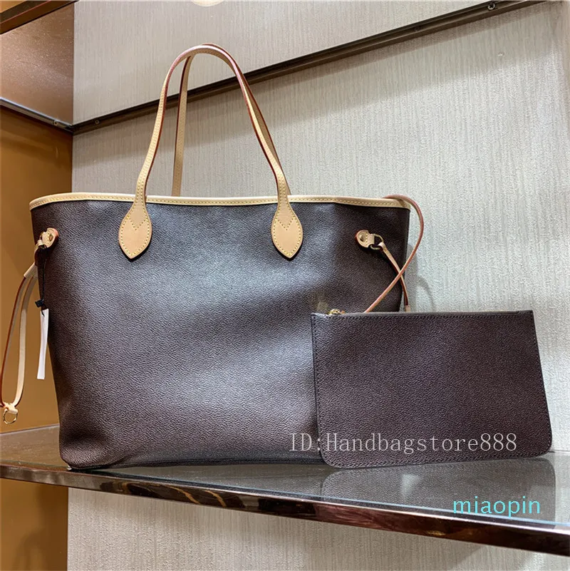 Genuine Leather Tote Handbag Set with Wallet - Fashionable Women's ...