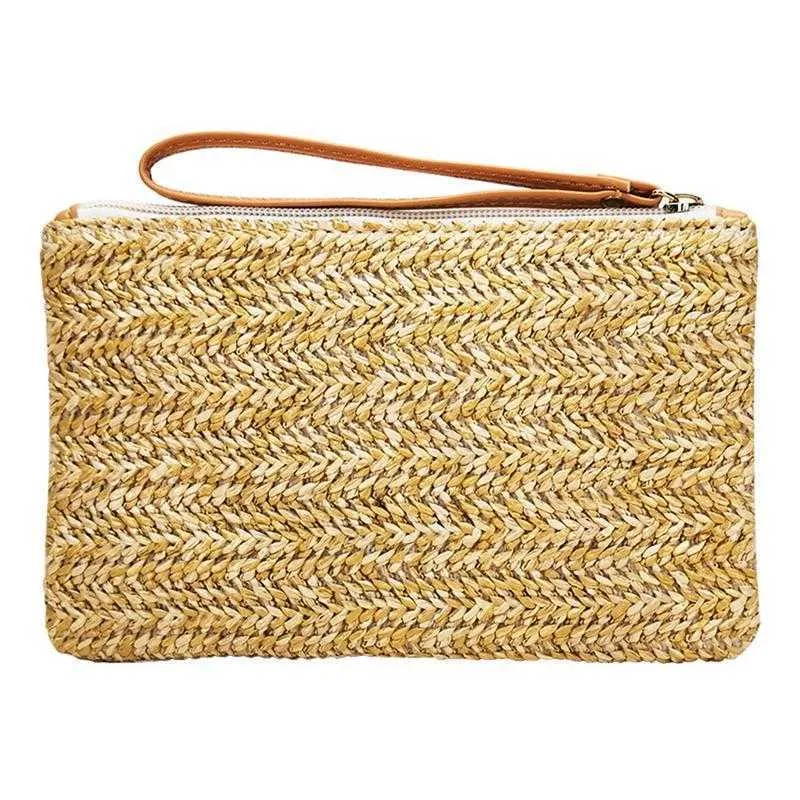 DHgate.com:Straw Woven Clutch Bag for Women - Summer Beach Phone Key ...