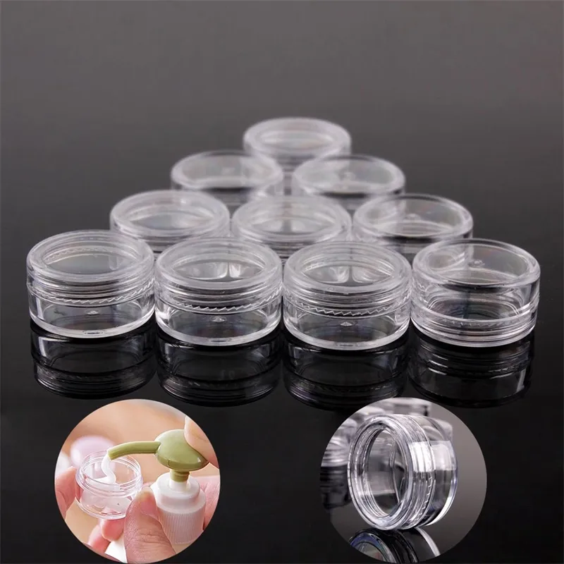 100 Empty Cosmetic Containers - Travel Size Jars for Creams, Balms ...