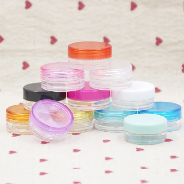 Wholesale 100 Pack 3g Plastic Small Cosmetic Sample Containers For ...