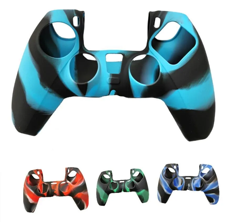 DHgate.com:PS5 Controller Case Anti-Slip Camouflage Silicone Cover ...