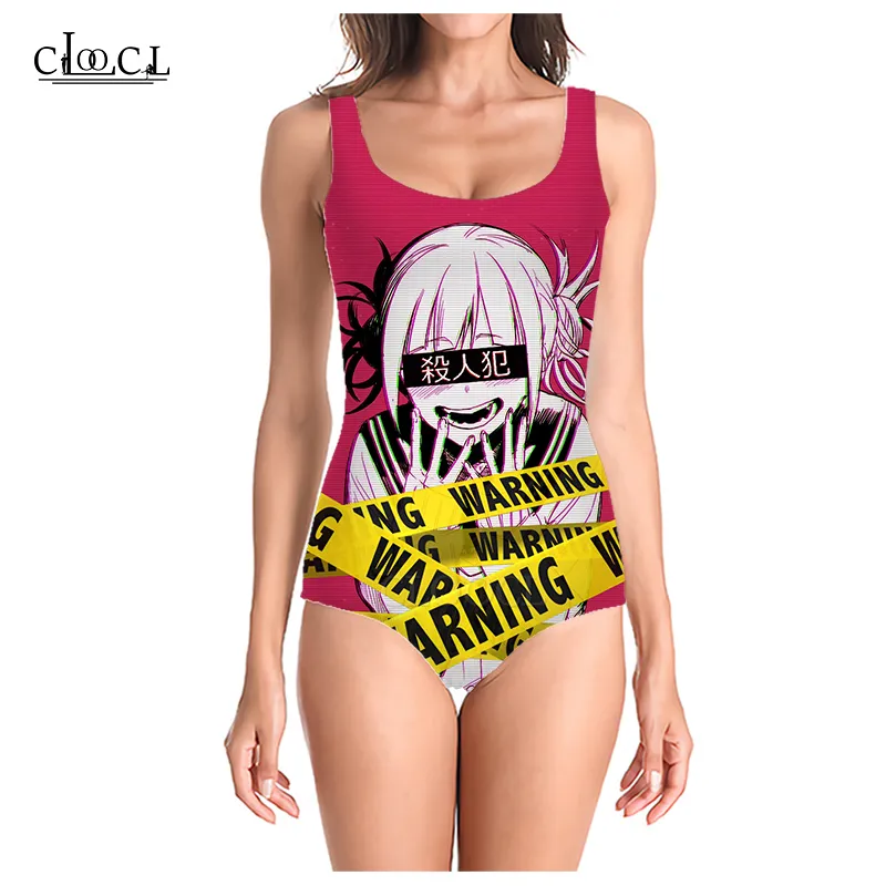 Cloocl Anime Girl Sexy Mi Héroe Academia Ahegao Manga Traje De Baño 3d Impreso Mujer Sin Mangas