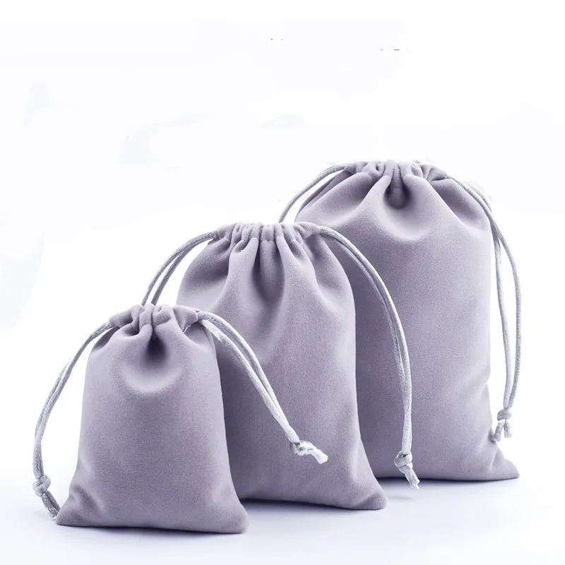 Flannel Drawstring Mini Storage Pouch For Jewelry, Wedding Favors ...
