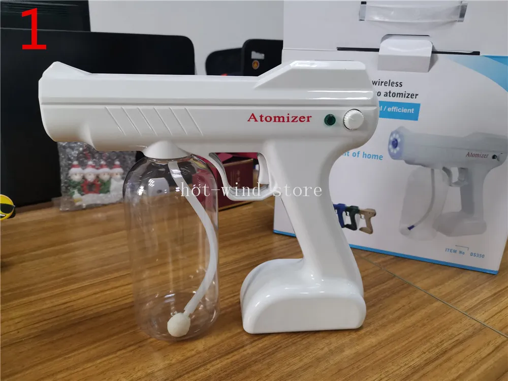 800 ملليلتر لاسلكي شحن الضوء الأزرق النانو البخاخة التطهير اليد المطهر ...