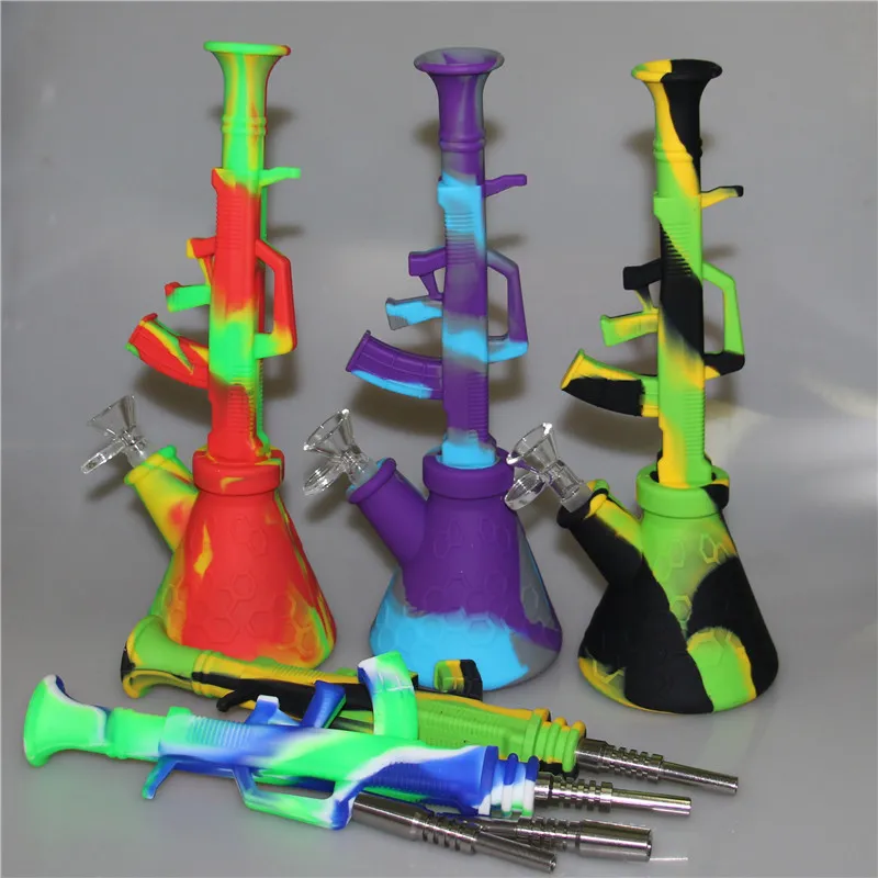 Wholesale Unbreakable Silicone Bong Kit With Filter Ideal For Smoking ...