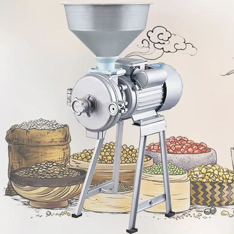 1500W High Power Grain Mill - Electric Wet & Dry Cereal Grinder for ...