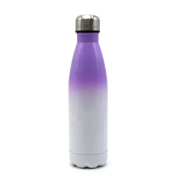 Gradient Color 17oz Stainless Steel Cola Bottle DIY Sublimation 12 Oz ...