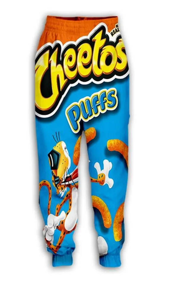 3D Printed Hip Hop Cheetos Jogger Sweatpants For Women And Men Full ...