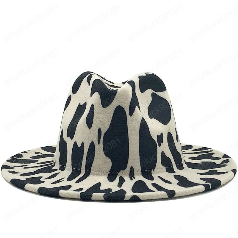 Wide Brim Fedora Hat Black Inner White Wool Felt Jazz Fedora With Thin ...