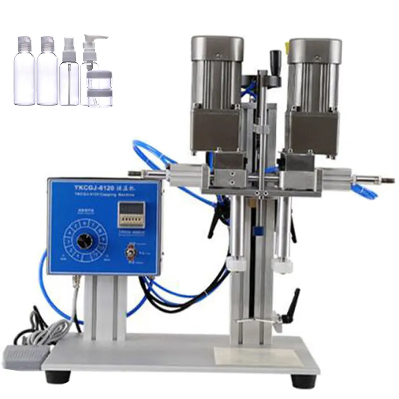 Automatic Desktop Bottle Cap Machine For Cosmetics And Unbreakable ...