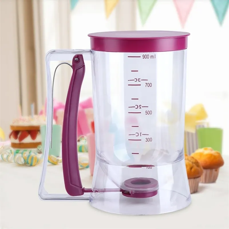 900ml Batter Dispenser Mixer: Perfect Cakes, Pancakes & Waffles! Shop ...