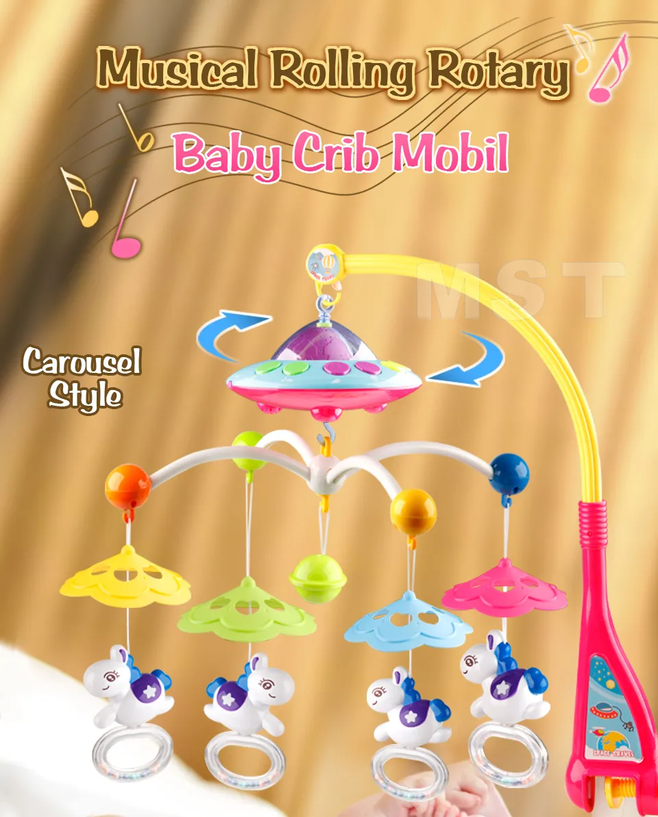 DHgate.com:Baby Mobile with Music and Projection, Rotating Bed Bell ...