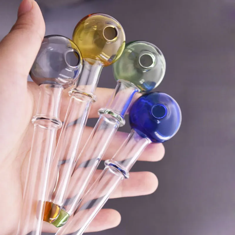 Best Handcraft Pyrex Glass Oil Burner Pipe 4.8inch Smoking Hand Pipes ...