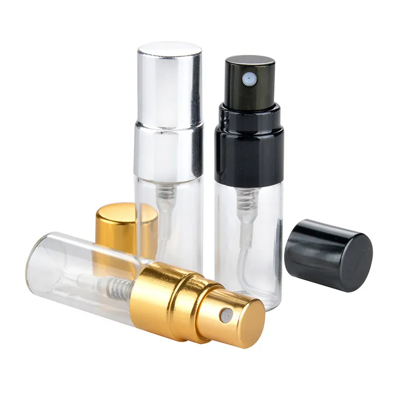 3ML Customizable Paper Boxes And Glass Perfume Bottle With Atomizer ...