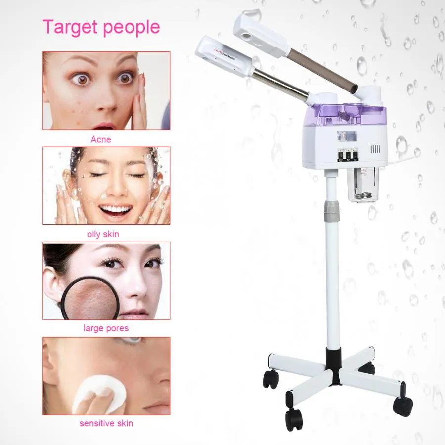 Advanced Facial Steamer Hot & Cold Spray, Nano Ionic Face Steaming ...
