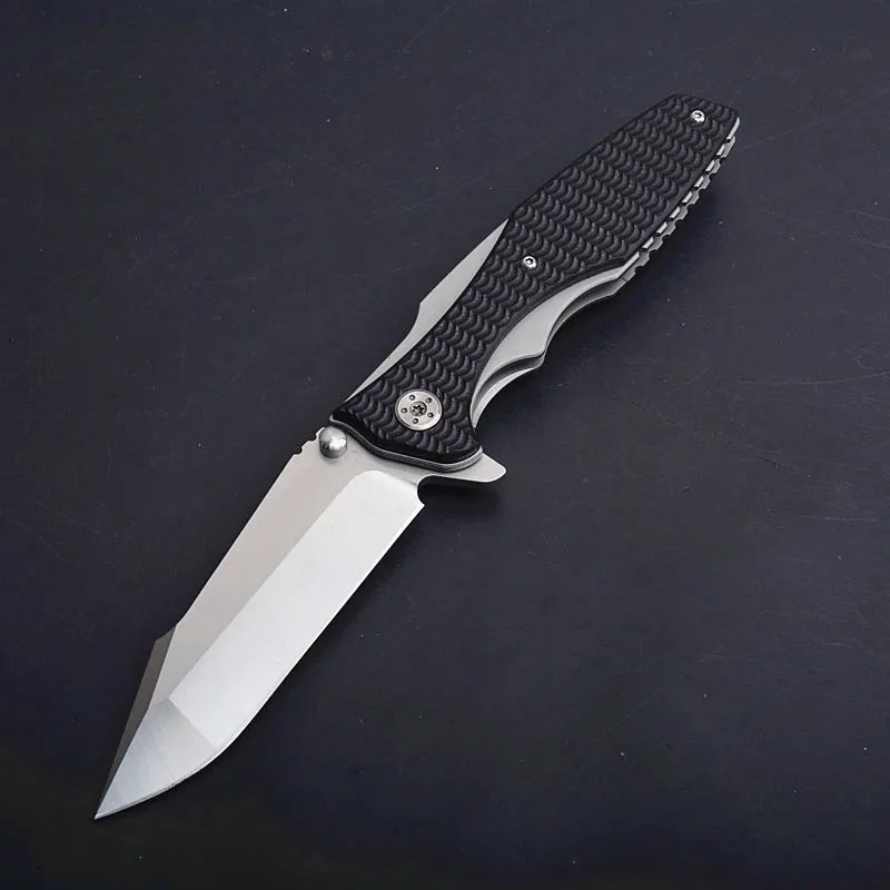 Promotion 0393 Flipper Folding Knives - 8Cr13Mov Satin Blade, G10 ...