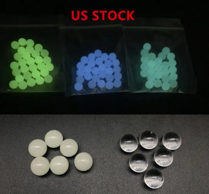 US STOCK Quartz Dab Balls Luminous Glowing Terp Pearls 6mm 8mm For ...