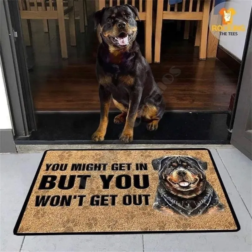 Rottweiler Doormat 3D Printed My Dog Non Slip Door... From Luo09, $9.28 ...