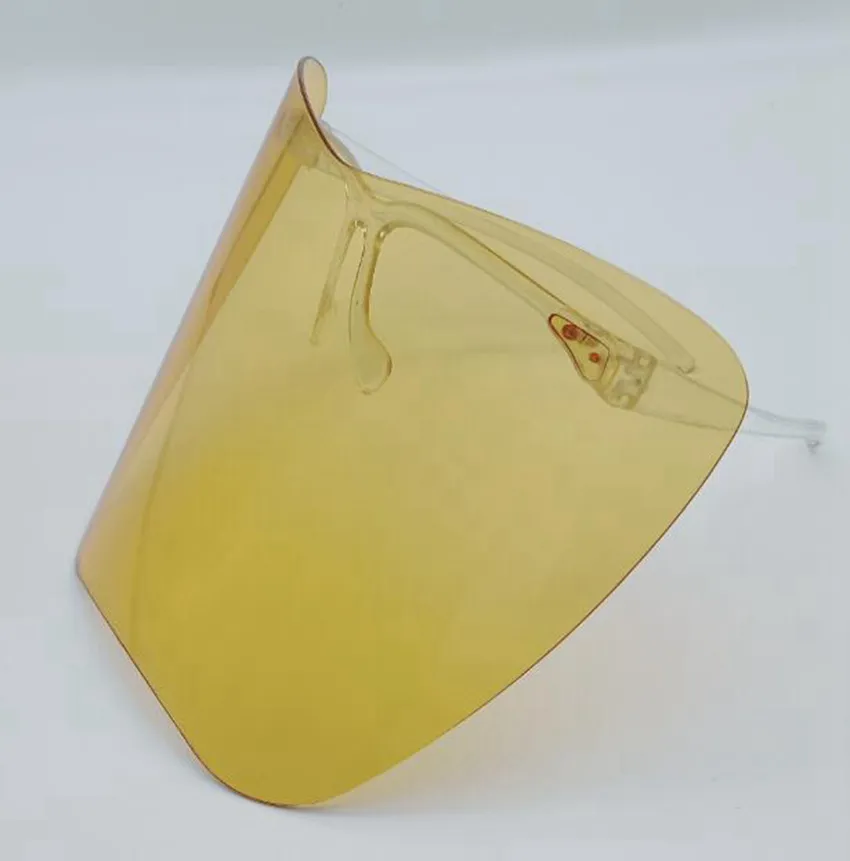 Clear Glasses Face Shield Full Face Plastic Protective Mask Colorful ...