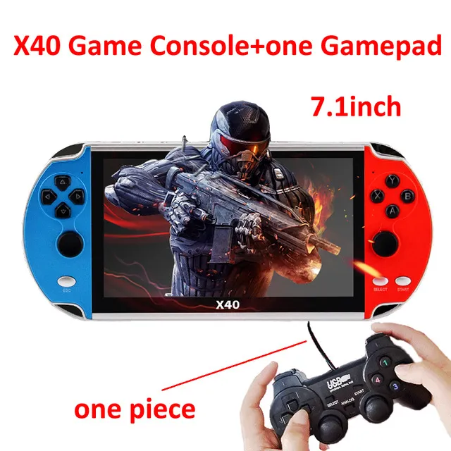 Retro Handheld Game Console: X40 16G Portable Retro Gameboy With 7.1 ...