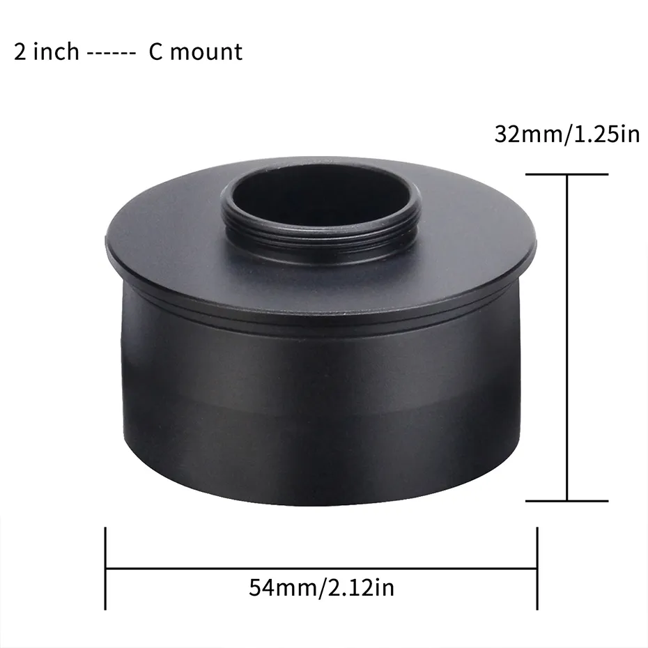 ₩22,271에서 슈미트 - 카세그레인 단안에 대한 SvBony SV163 직선을 통해 2 인치 SCT 천문학 망원경 어댑터 w ...