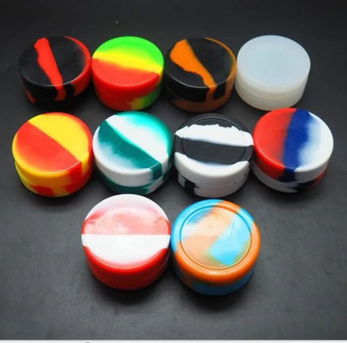 Silicone Oil Container 5ml Silicone Wax Box Multi Color Silicone Case ...