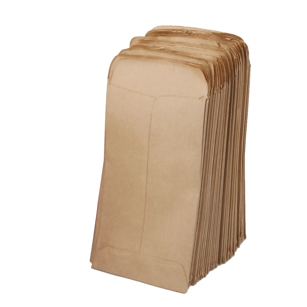 Wholesale 100 Kraft Paper Seed Packets Gift Bags Ideal For Food, Tea ...