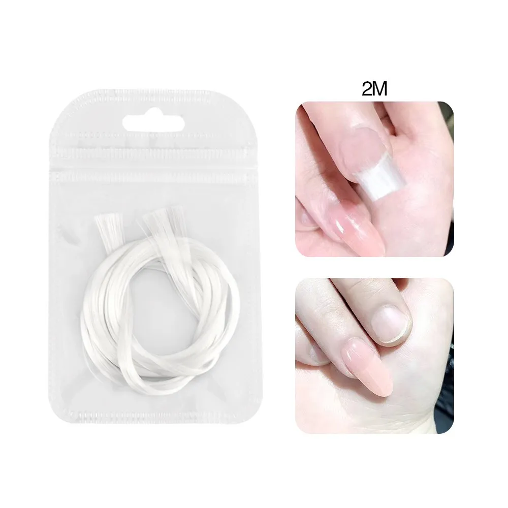 Fiberglass Nail Extension Kit - 1M Fiber Glass Strips, Silk Nail Wrap ...