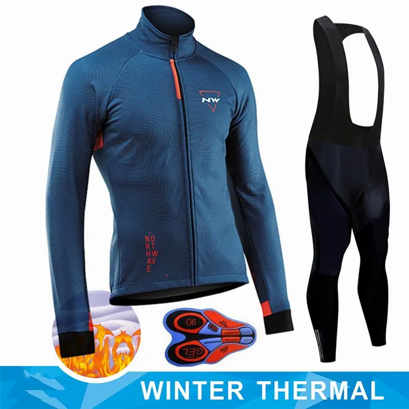 Winter Thermal Fleece Cycling Clothes Men's Jersey Suit: Quick Dry ...