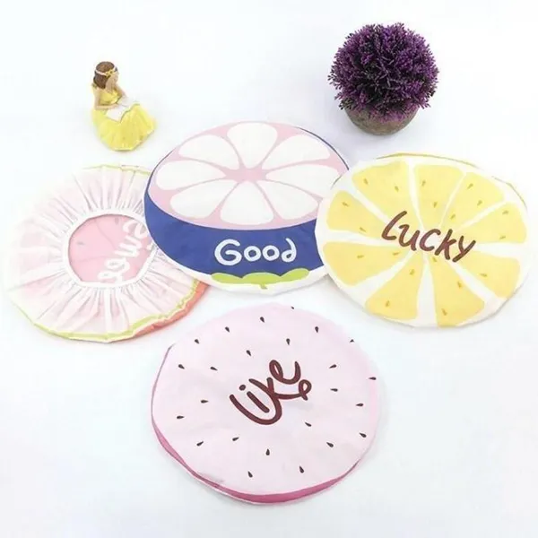 Lovely Cute Fruit Shower Cap Strawberry Watermelon Pattern Waterproof ...