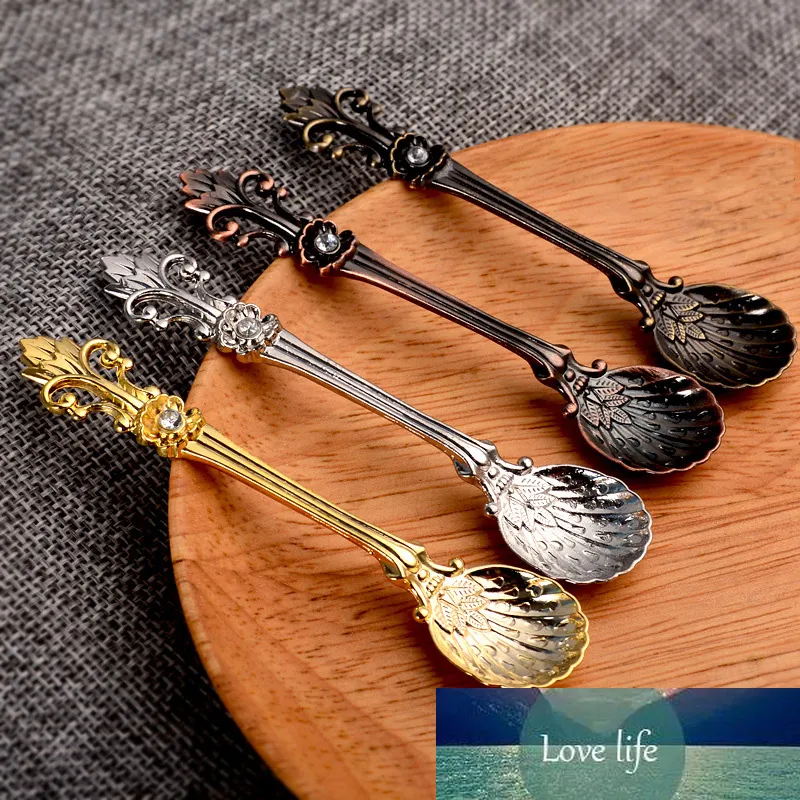 Iris Retro Coffee Spoon, Cream Dessert Spoon, Arabic Style Zinc Alloy ...