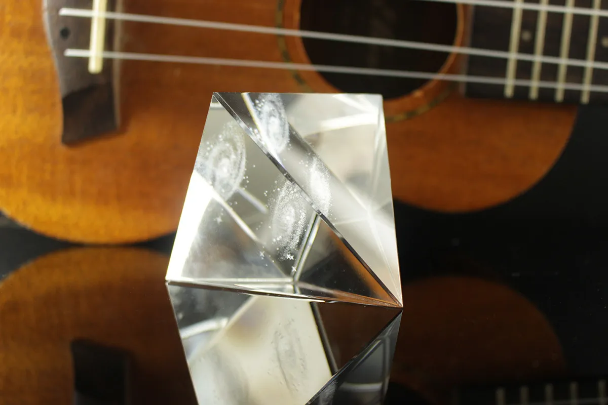 Crystal Pyramid Feng Shui Figurine, 3D Laser Engraved... From Luo09, $8 ...
