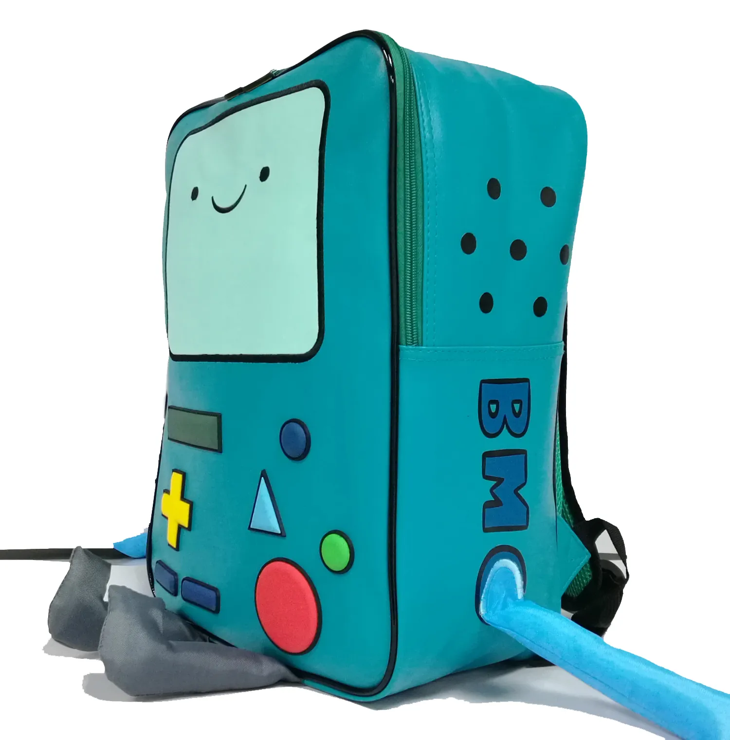 Adventure Time Finn Et Jake Backpack: Beemo Cartoon Robot Pu Schoolbag ...
