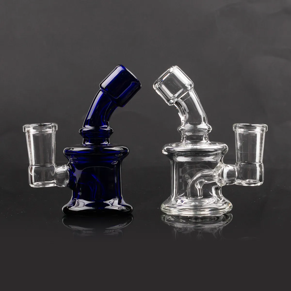 Bulk Order Small Recycler Pyrex Water Bong With 14mm Female Beaker ...