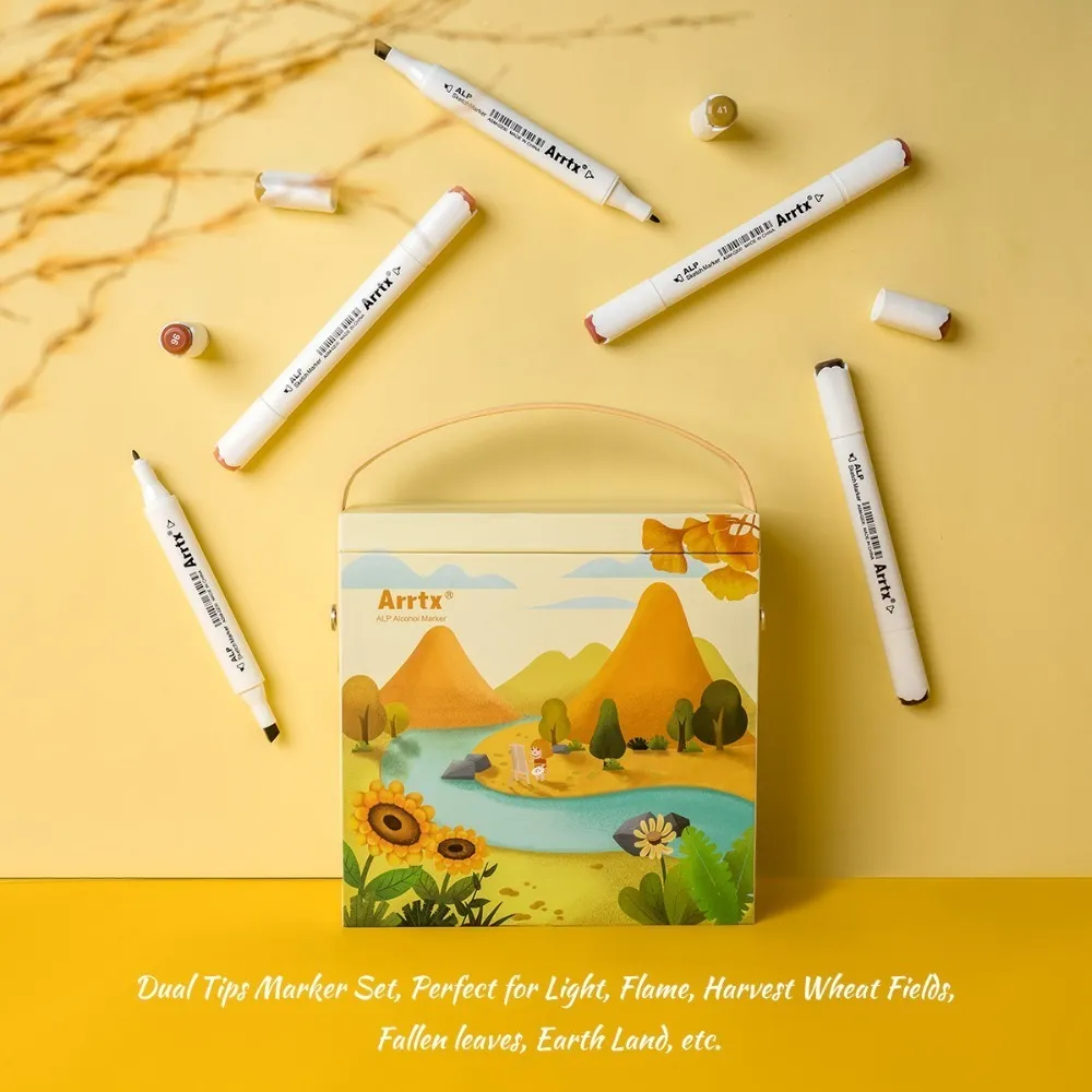 Arrtx ALP 40-Color ohuhu markers 320 for Light,...